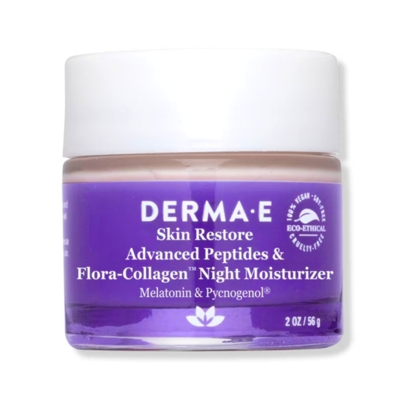 Derma E | Skincare | Derma E Advanced Peptides Flora Collagen Night ...